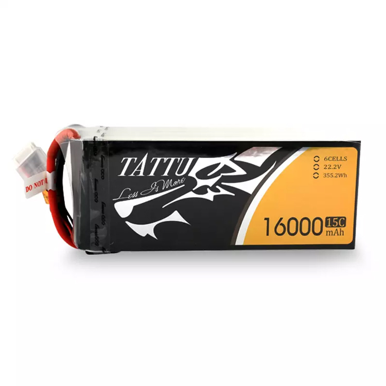 6S Tattu 16000mah Lithium Battery Suitable for Four Axis UAV,Six Axis ...